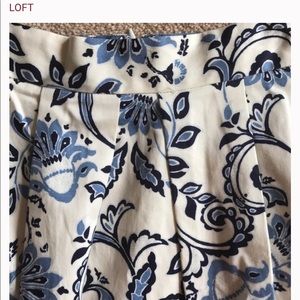 LOFT | Skirts | Navy Loft Skirt | Poshmark